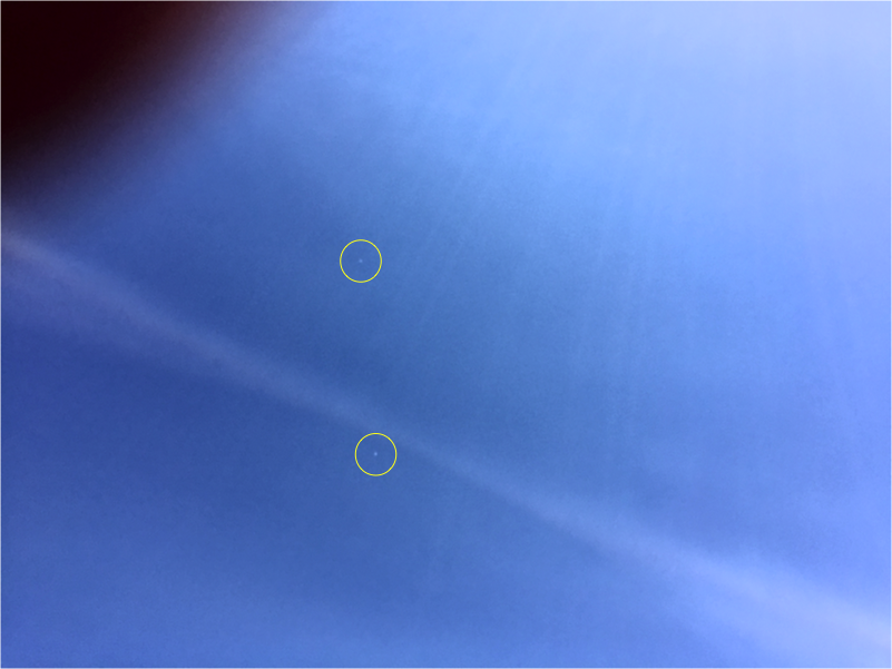 Orbs in the sky